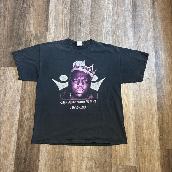 Brooklyn Mint | Shirts | Vintage Notorious Big Memorial Tee Brooklyn ...